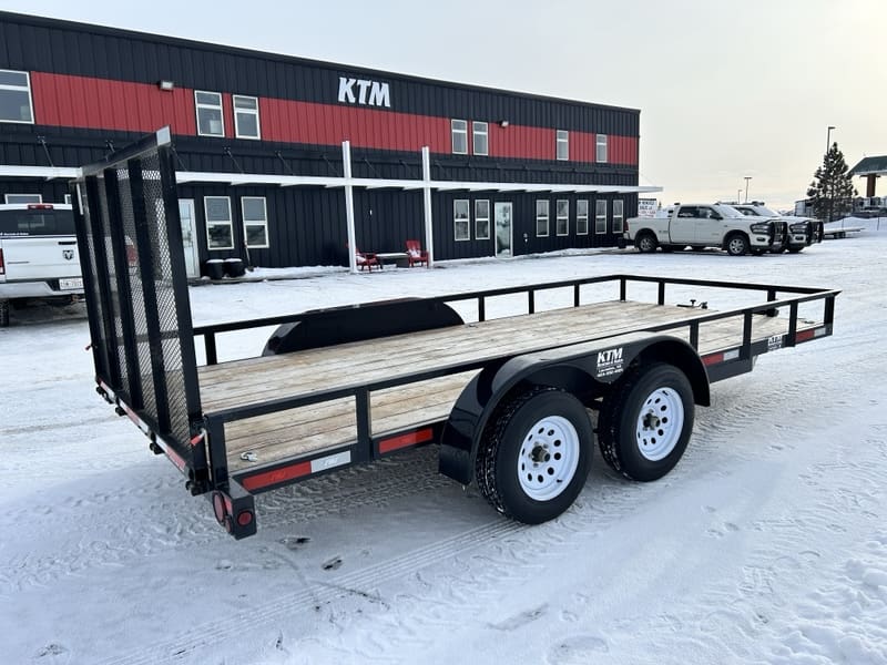 Pre-Owned 2025 82″ x 16′ Tandem Axle Utility Trailer (2)3.5K Axles ...